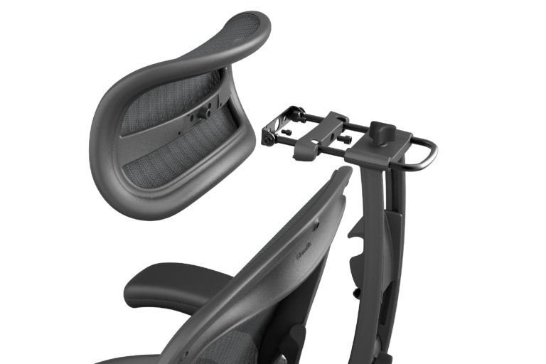 Aeron Headrest Comparison - Engineered Now versus Atlas